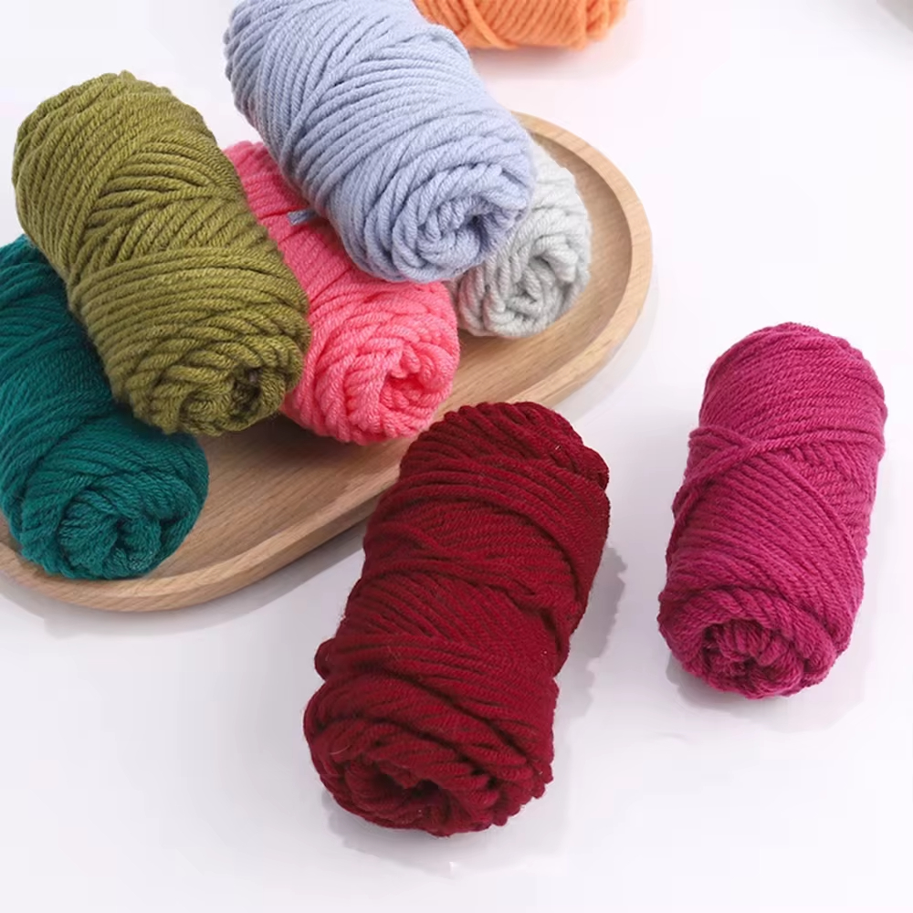 【Free shipping】 10 Colors Wool Yarns Wool Rolls DIY Poke Punch ...