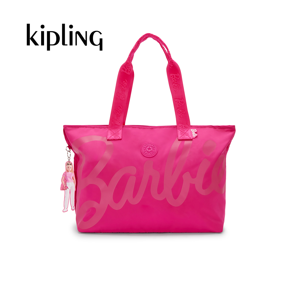 [BARBIE X KIPLING] Kipling JACEY M Power Pink Tote Bag | Lazada Singapore