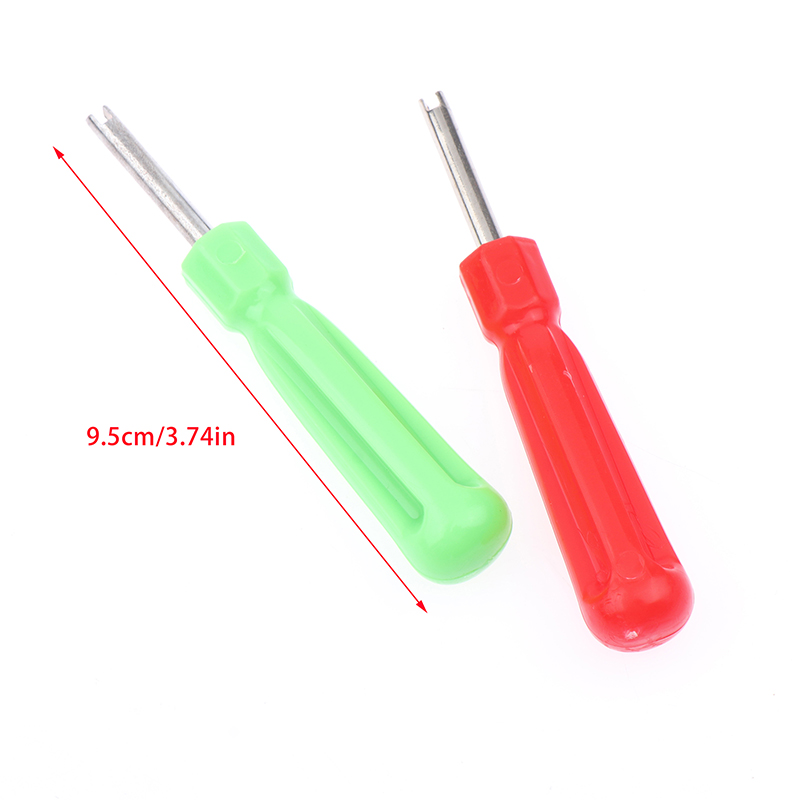 Tire Valve Core Removal Tools Wrench Plastic Handle Iron Plated Wrench ...
