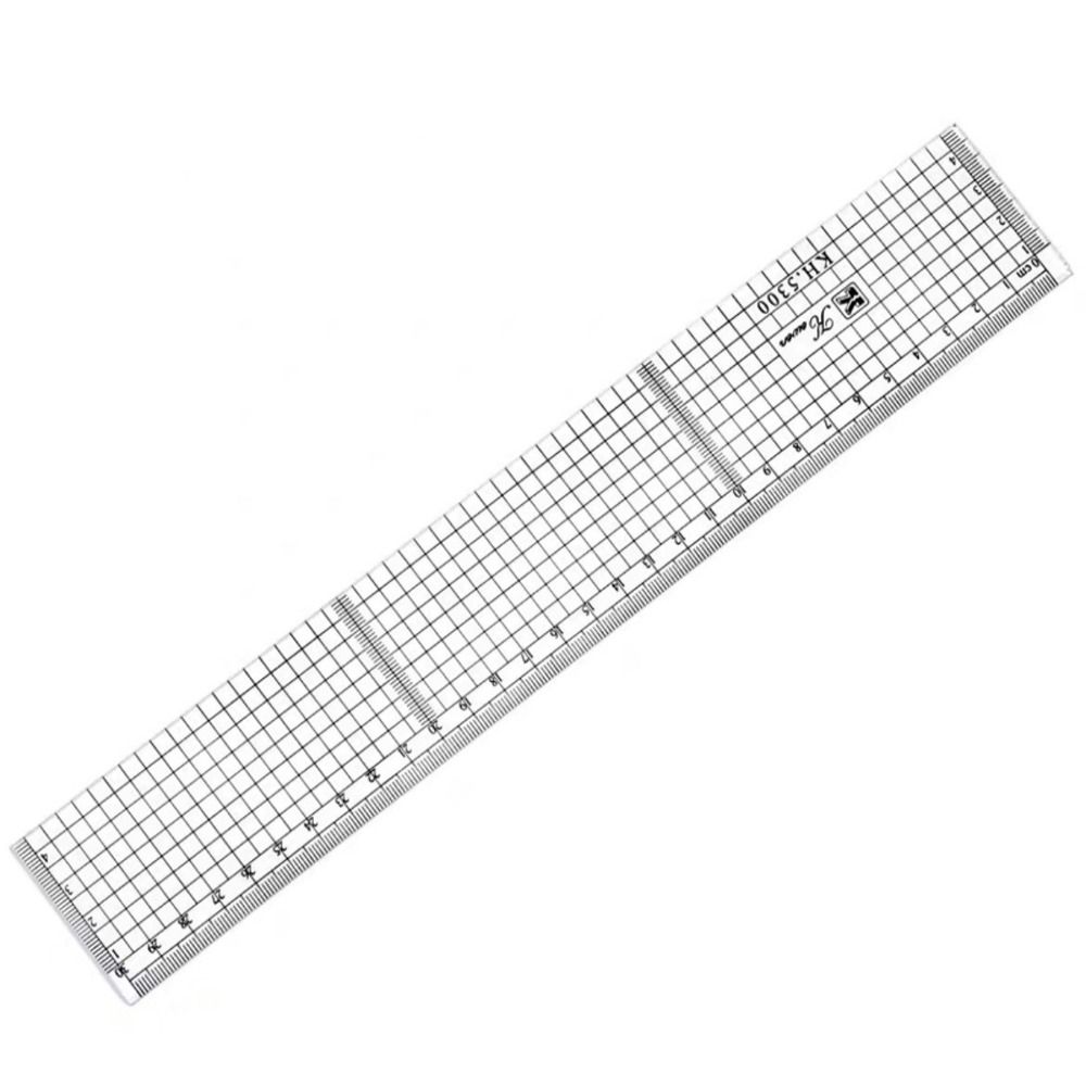 School Supplies 20 30 50cm Transparent Ruler Board Stationery Writing ...