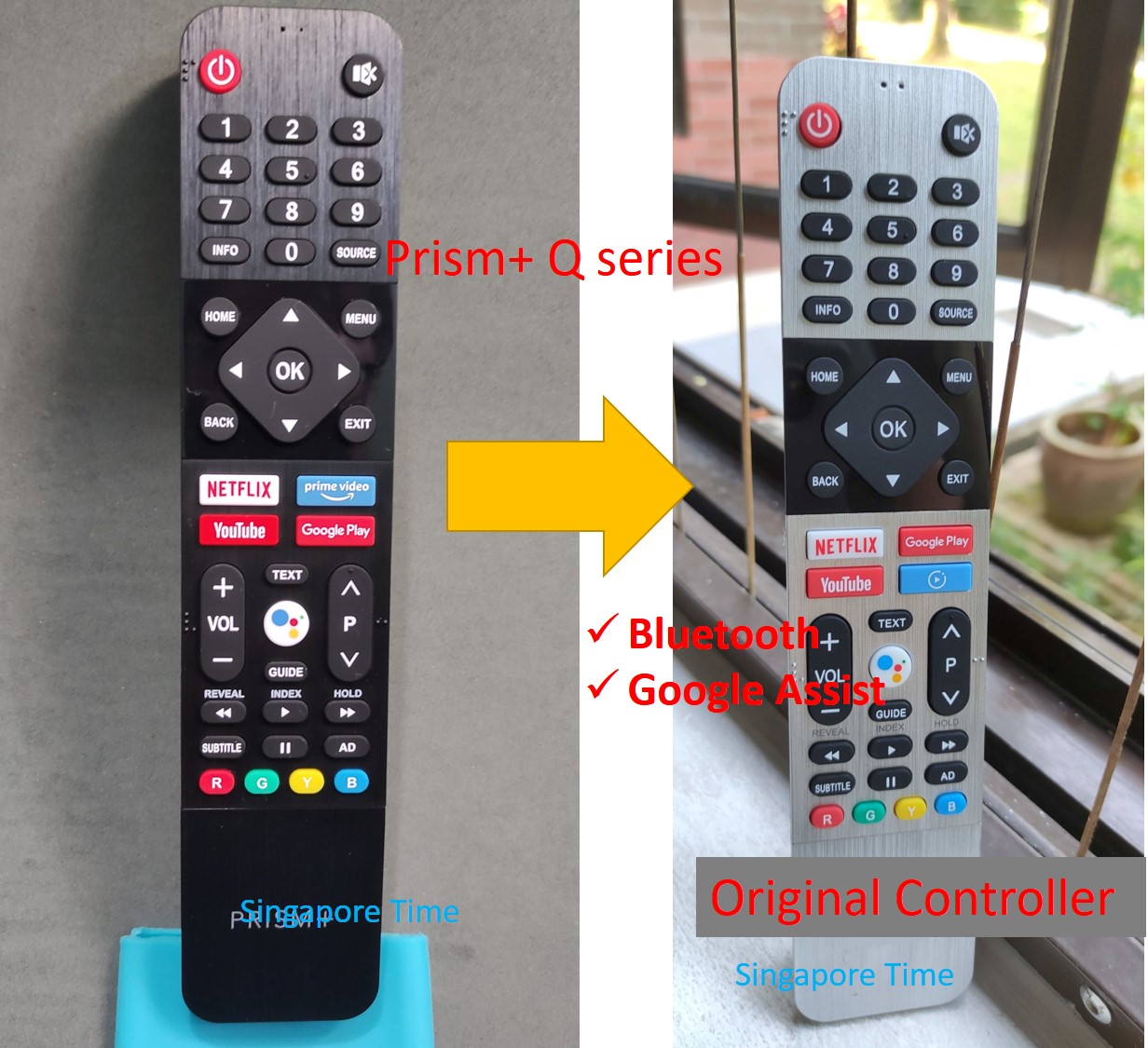 PRISM+ TV Remote Control Original Brand New Warranty | Lazada Singapore