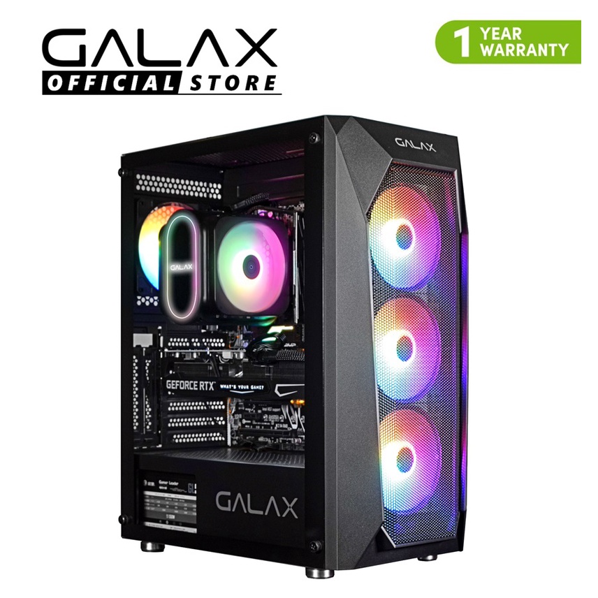 {FREE VORTEX WIND FAN} GALAX PC Gaming Case (REV-05) ATX, M-ATX, ITX ...