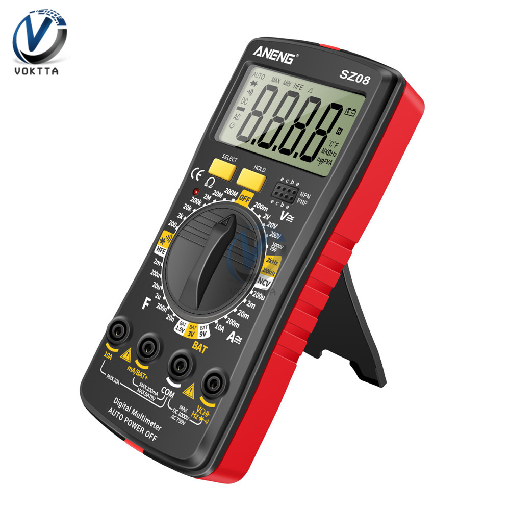 【New Arrivals】ANENG SZ08 Ultra-thin multimeter Digital high-precision ...