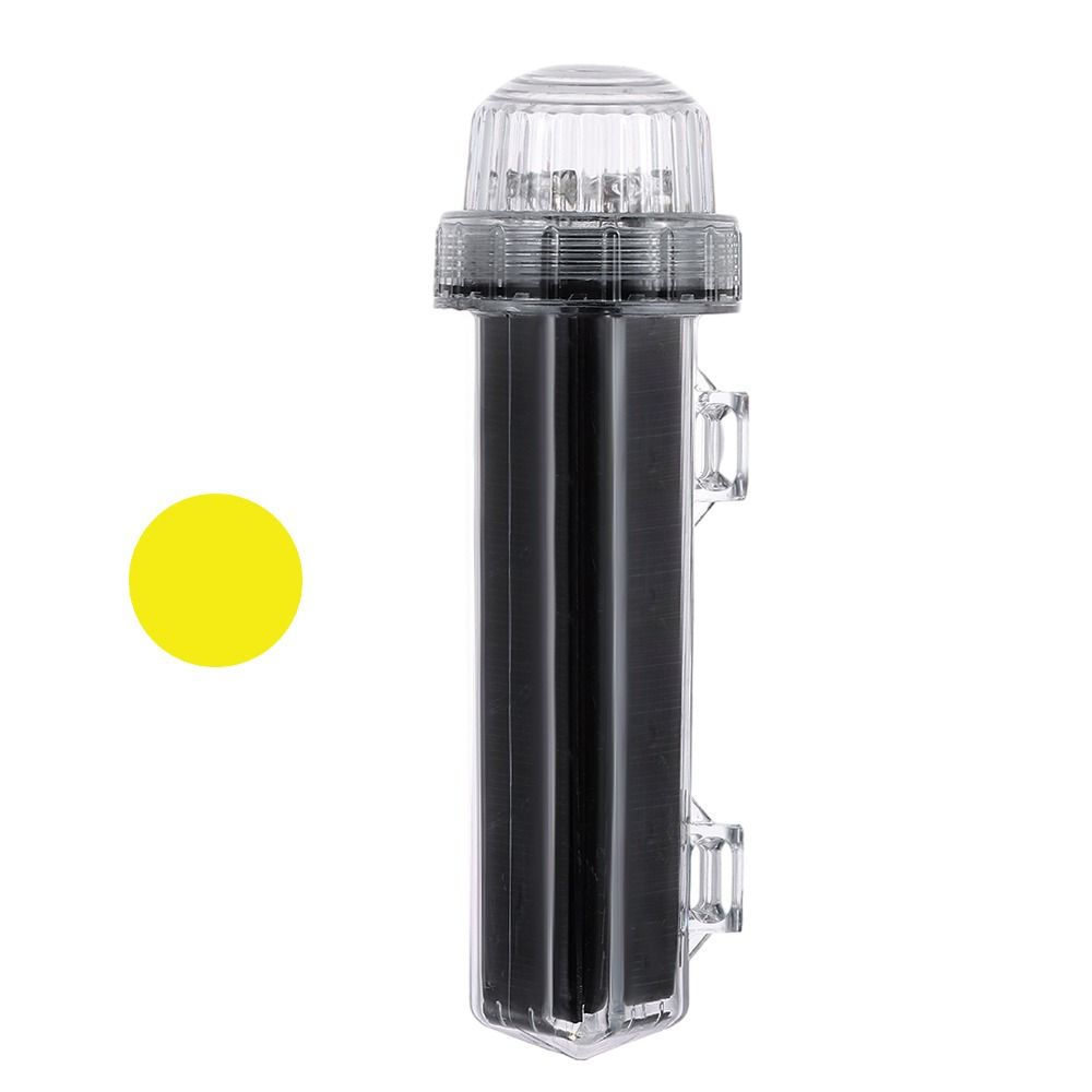 VERMILL Waterproof Solar Net Mark Light Dual Mode Solar Buoy Signal ...
