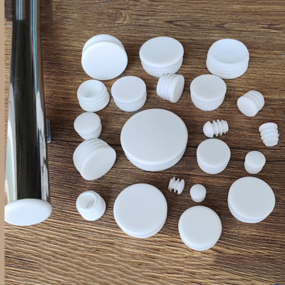 White Plastic Plugs Nylon Sper Blanking End Caps Inserts Plug Chair ...