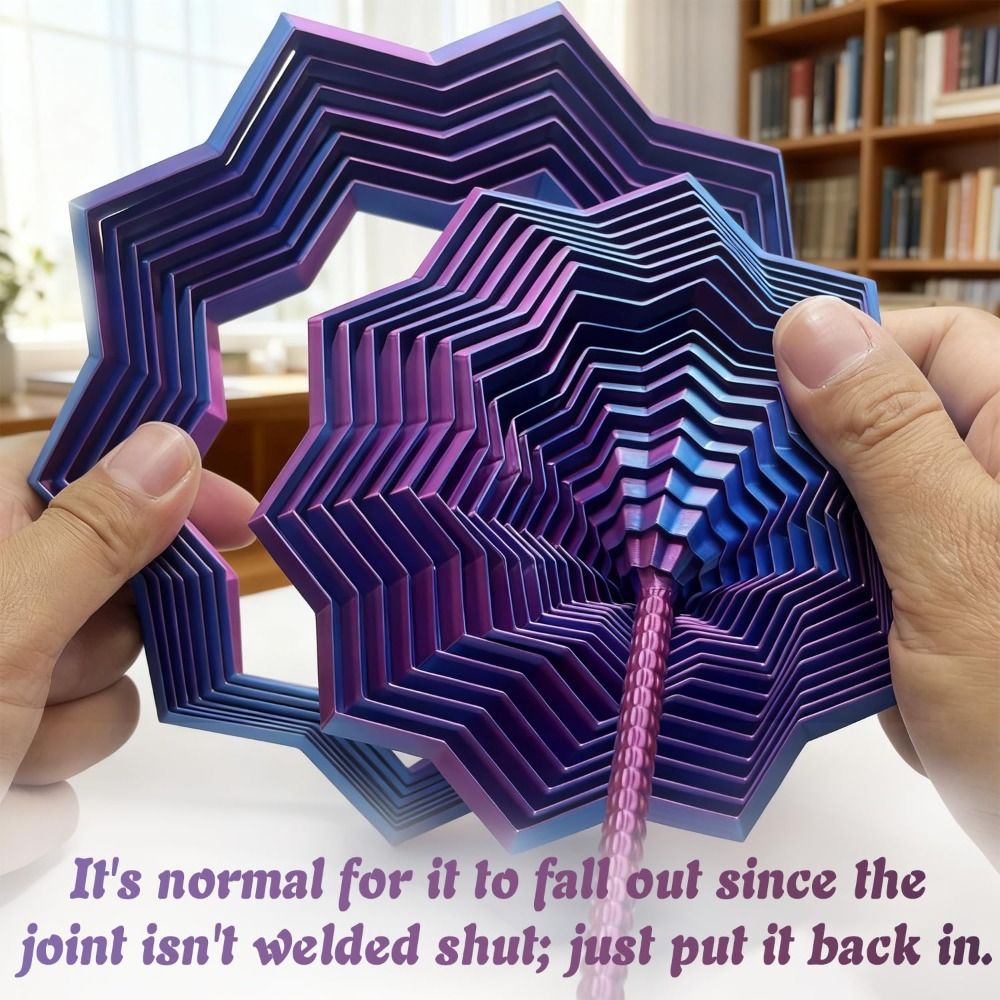 Children's Gifts 3D Printing Fractal Fidget Star Model Expanded ...