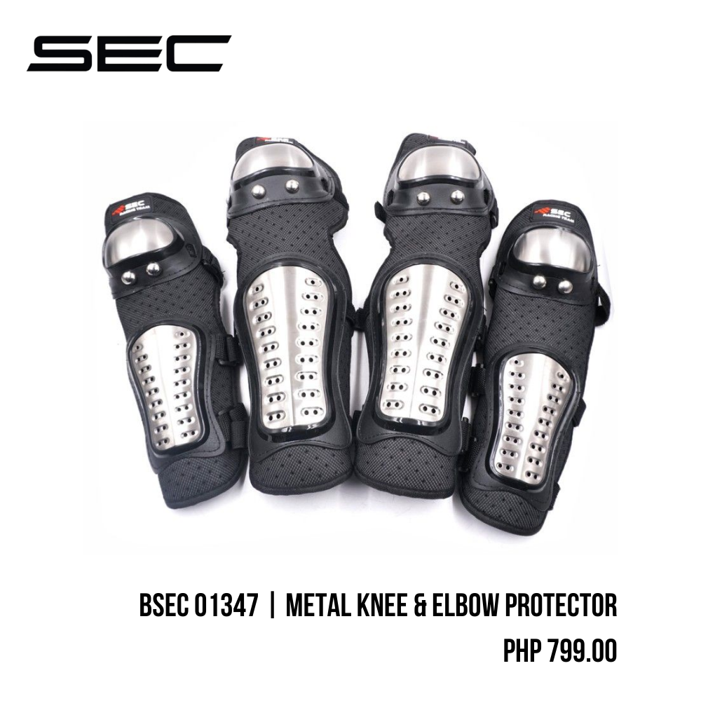 BSEC 01347 | Metal Knee & Elbow Protector | Lazada PH