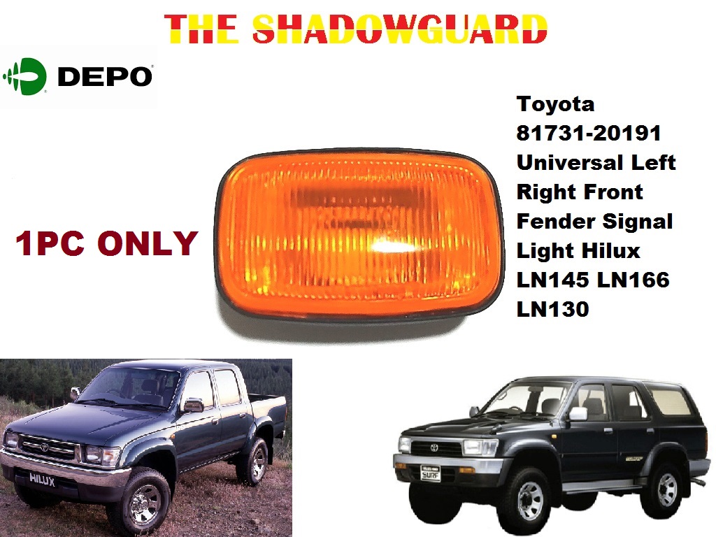 Toyota Hilux Turn Light Fender 81731-20191 Universal Left Right Front ...