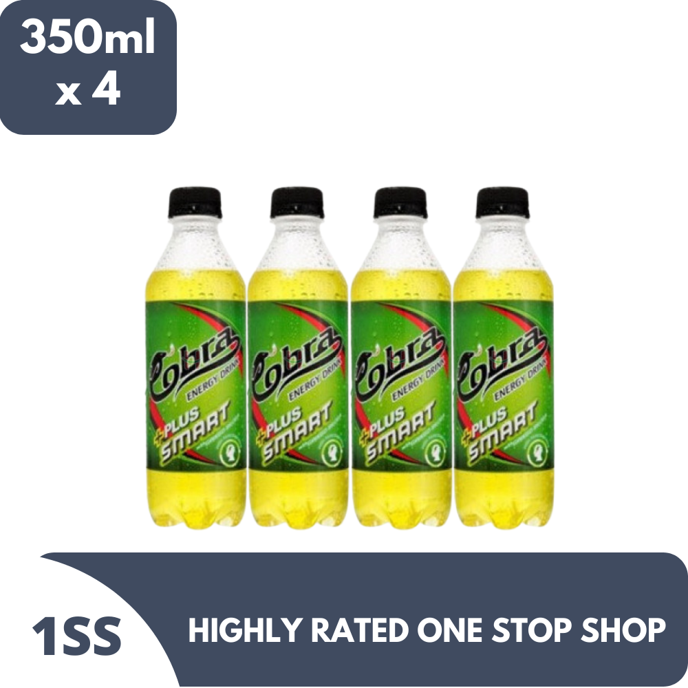 Cobra Smart Energy Drink 350ml x 4 | Lazada PH
