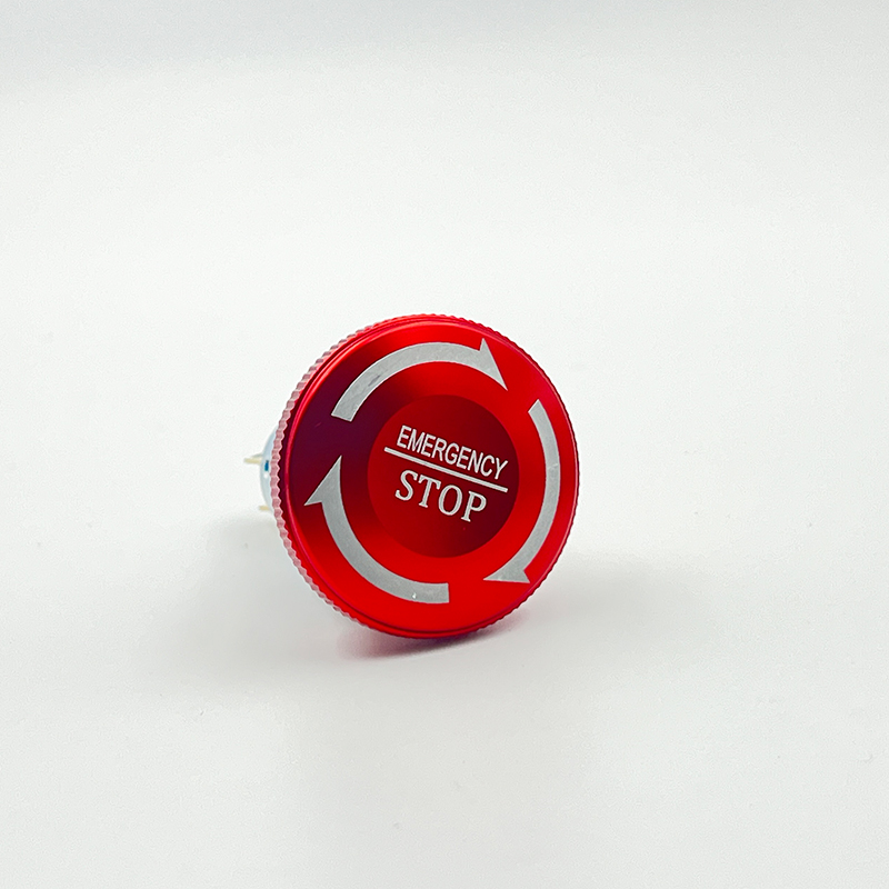 16/19/22mm Stainless Steel Emergency Stop Switch Rotation Reset ...
