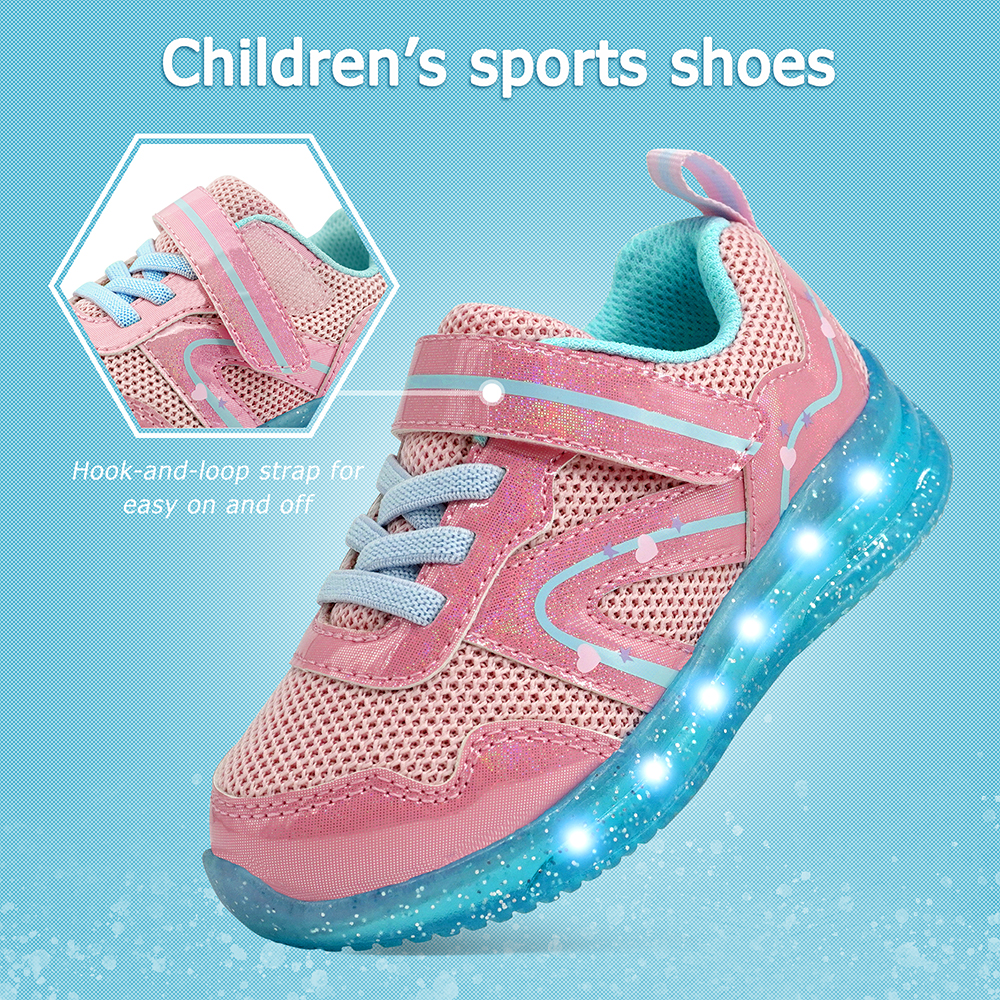 Yeskis kids sneaker shoes kids LED shoes - Toddler Boy Girls Mesh ...