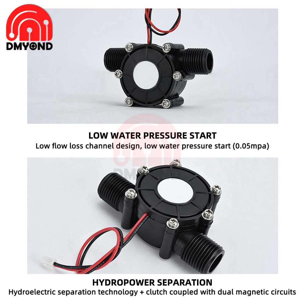 Hydro Generator 80V/12V 10W DC Hydro Generator Tap Water Flow Hydraulic ...