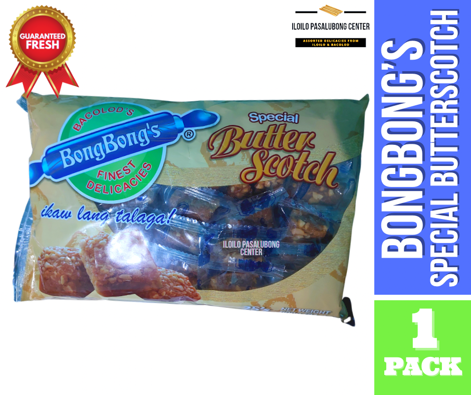 BONGBONGS PASALUBONG Special Butterscotch Large Pack (25pcs/pack ...
