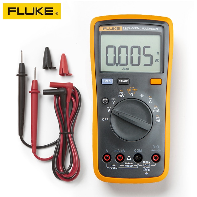 FLUKE 15B+ 4000 Counts Multimeter Portable Digital Multimeter Handheld ...