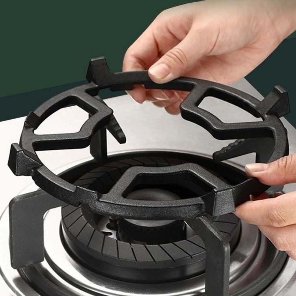 Universal Gas Stove Support Rack Cast Iron Stand Rack Small Pot Holder ...