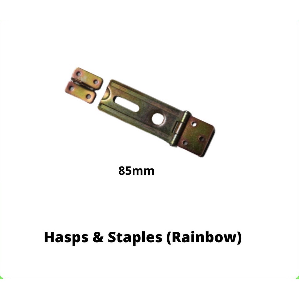 Rainbow Hasp and Staple / Door Lock / Door Latch / Selak Pintu Mangga ...