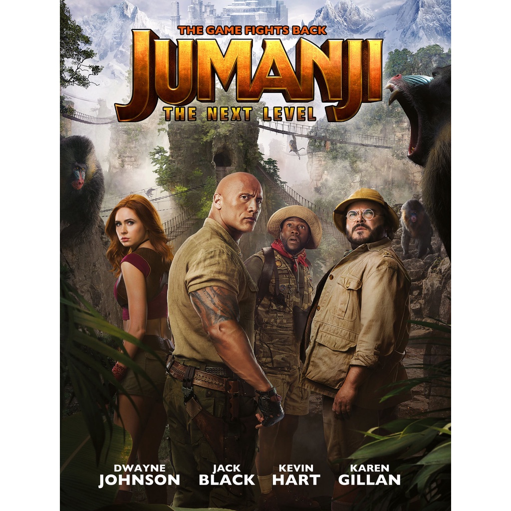 DVD Jumanji: The Next Level English Movie -t6300-2 | Lazada