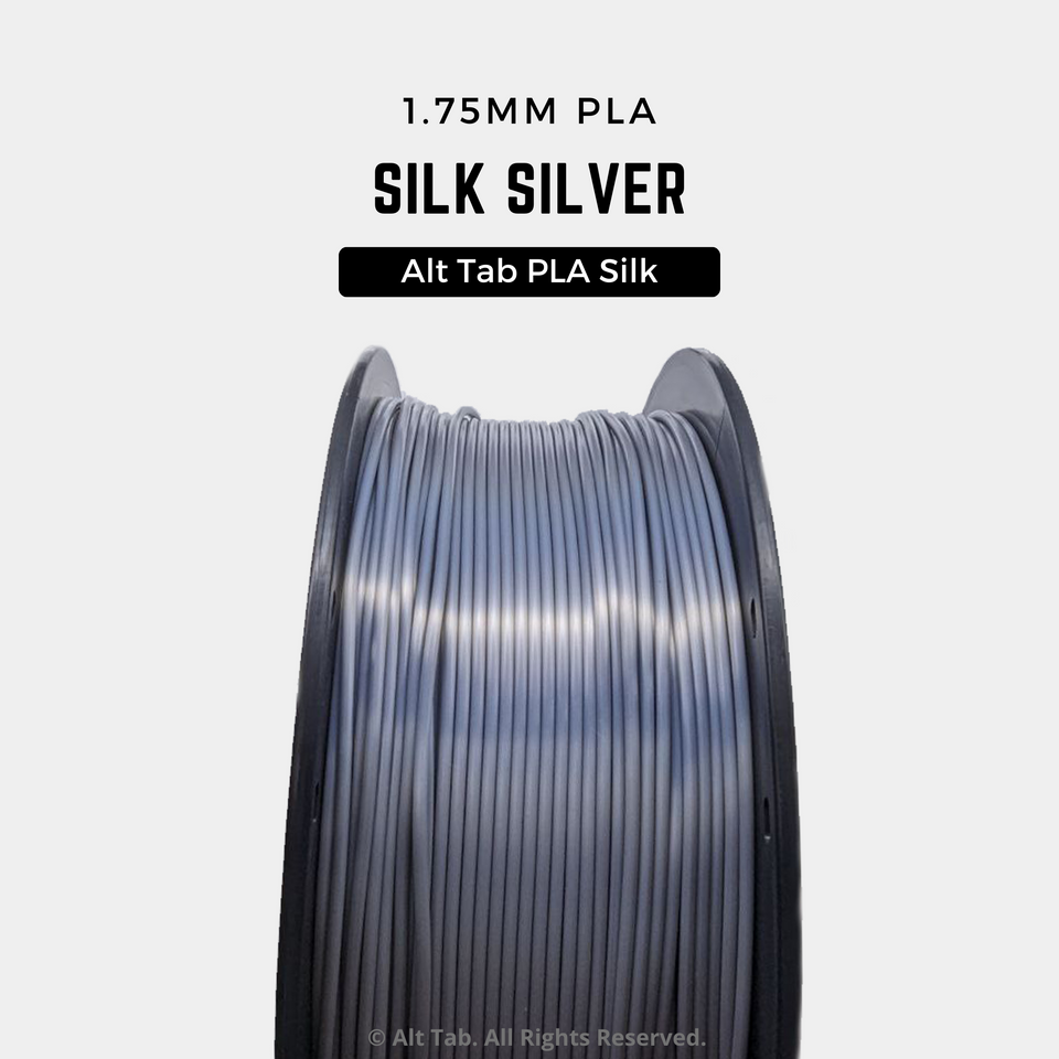 (Local Stock) Silk Silver PLA Filament Silk Colors Series 1.75mm 1kg ...