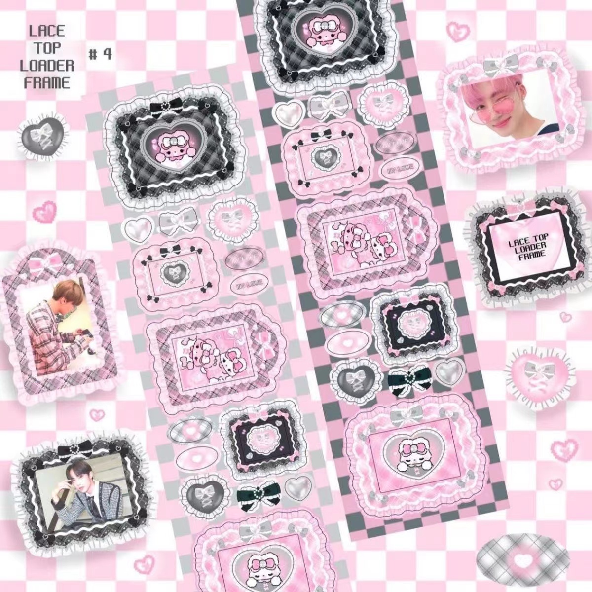 GaLiCiCi Stickers/สติกเกอร์โฮโลแกรมเกาหลี ins/สติกเกอร์การ์ตูนน่ารัก ...