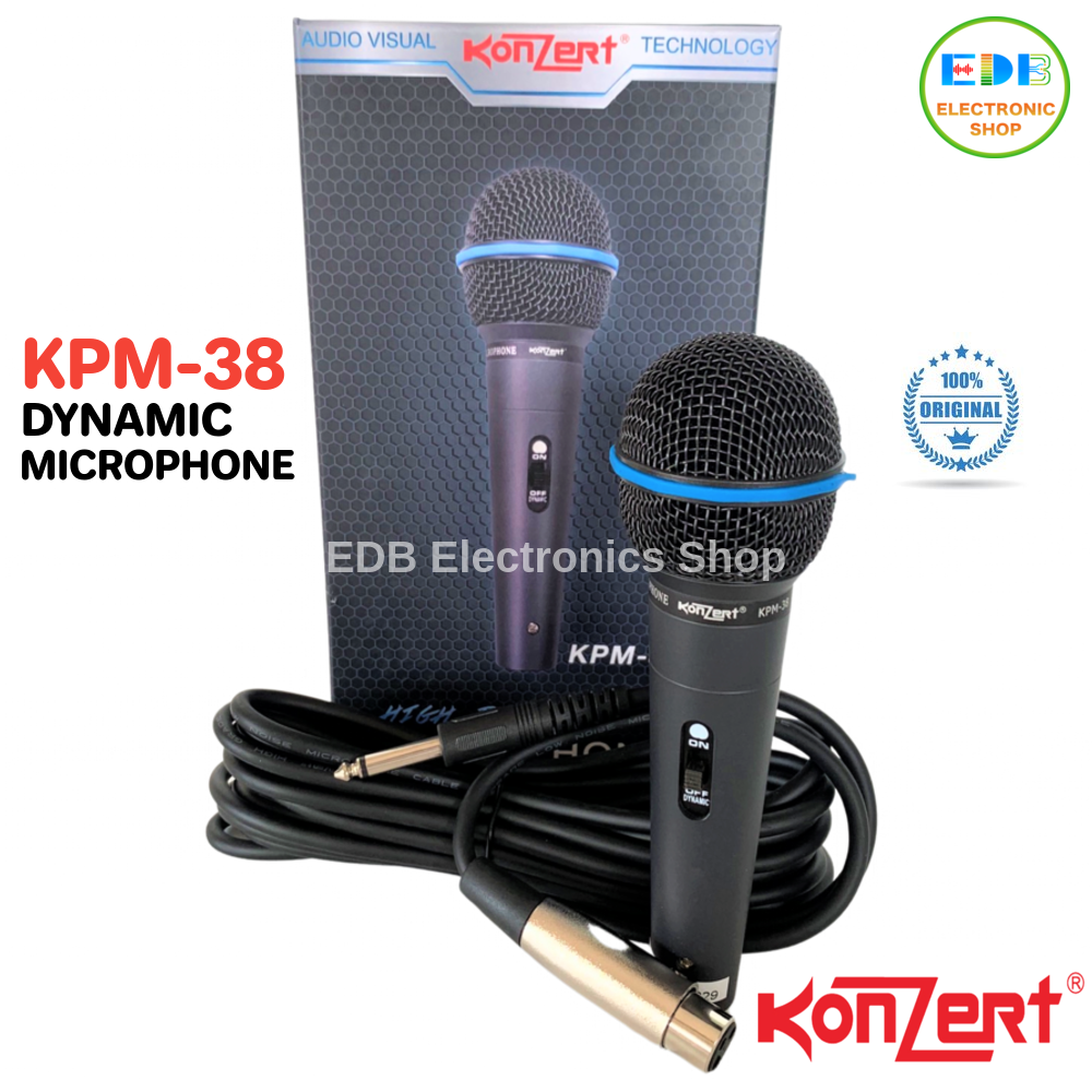 ORIGINAL KONZERT KPM-38 MICROPHONE / DYNAMIC MICROPHONE / WIRED ...
