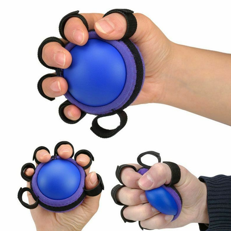 Hand Grip PU Ball Finger Practice Hemiplegia Exercise Muscle Power ...