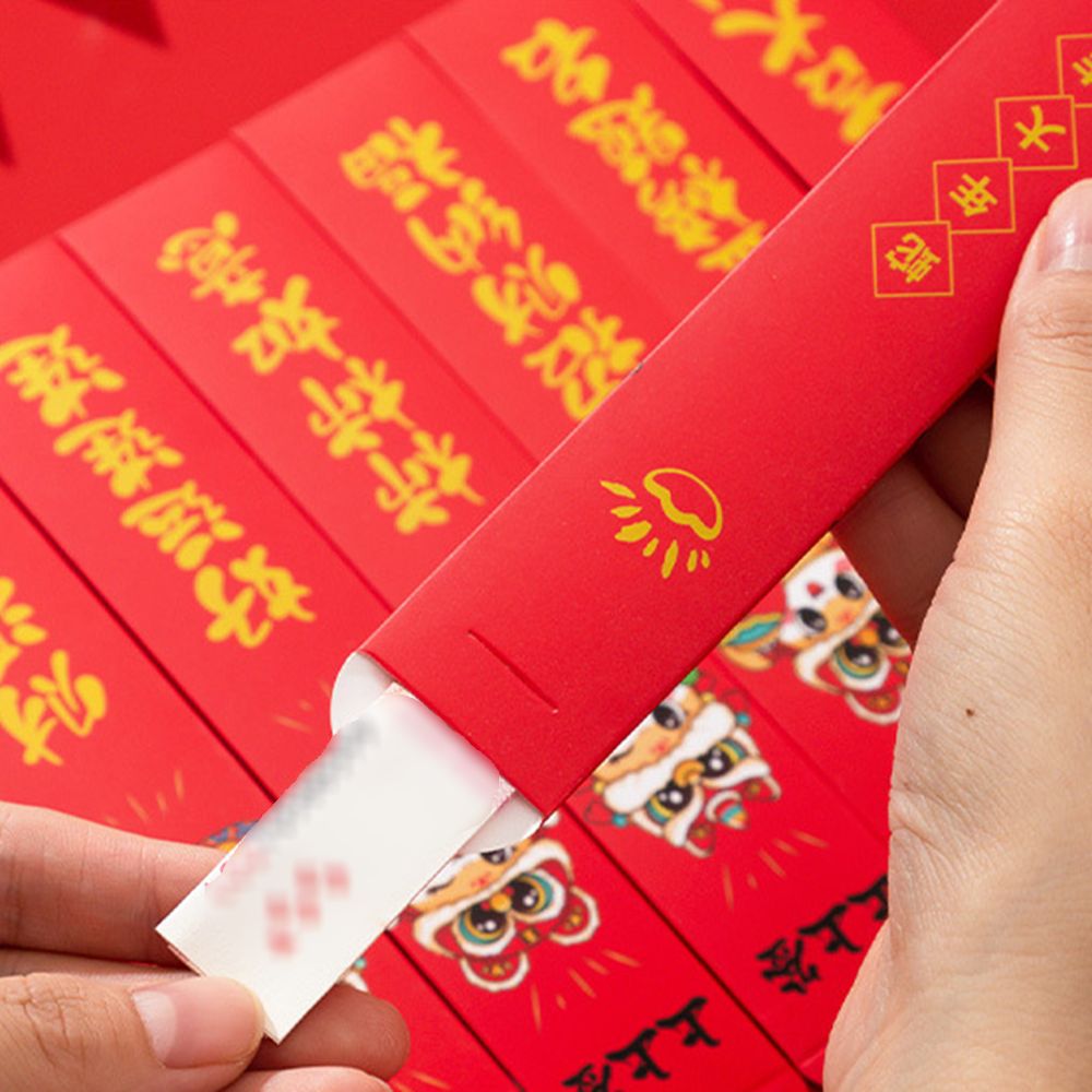 12Pcs/Box Funny Waterproof Draw Lots Red Pocket Traditional Chinese ...