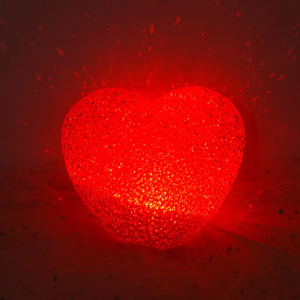 Love Heart Lamp Soft Lighting Indoor Led Lamp Creative Shape Valentine ...