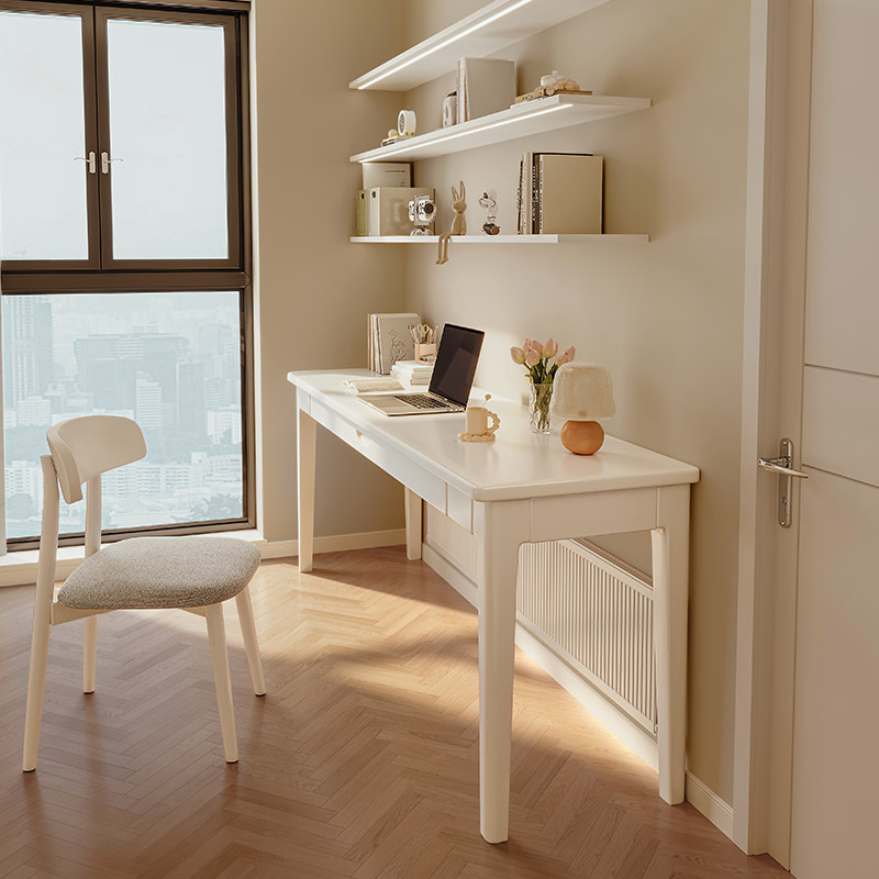 Desk Home Girls' Bedroom Long Table Simple Rental House Wall Long Table ...