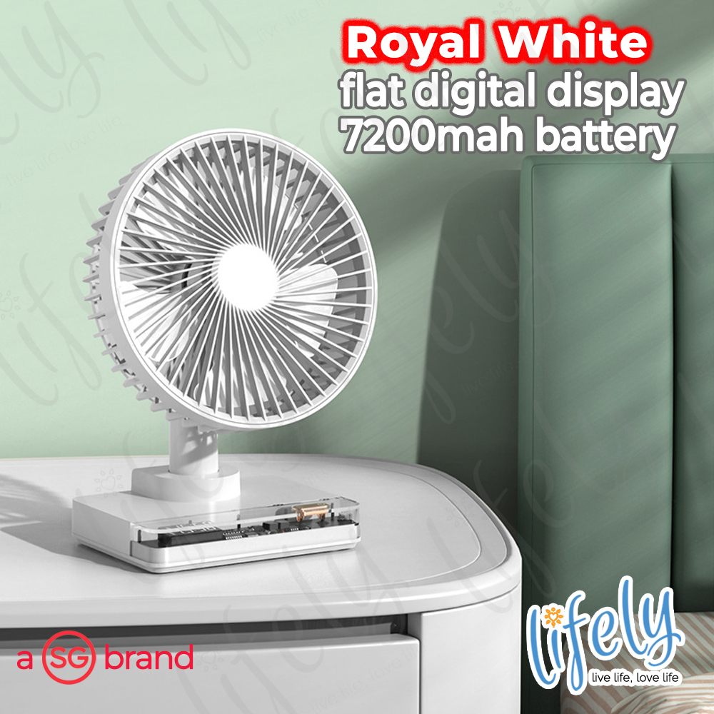 Desk Fan - Lifely Desktop Fan 6 Inches Mini Wireless DeskFan, Singapore ...