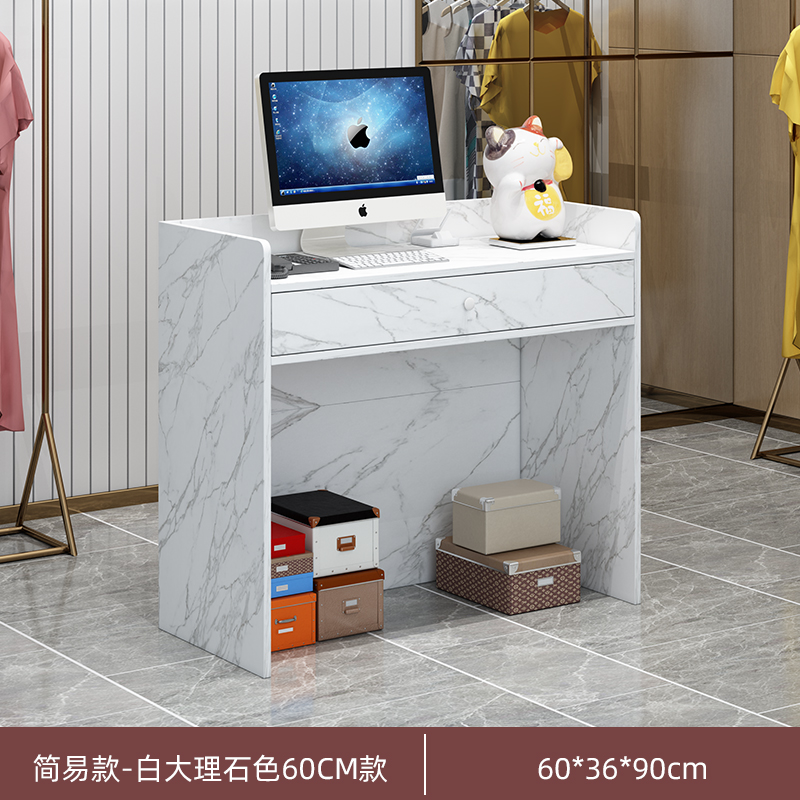 Cashier shop small clothing store front desk reception desk simple ...