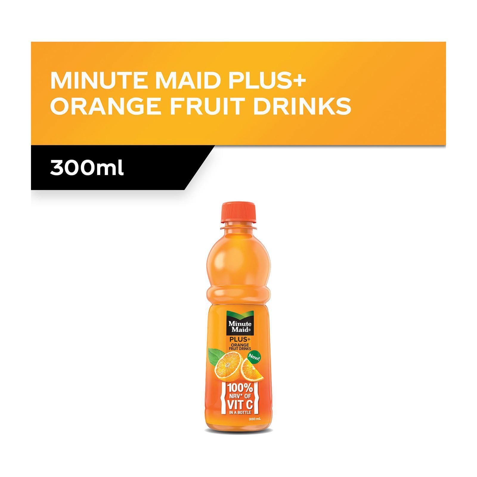 Minute Maid PLUS+ Orange Fruit Drink (300ML) | Lazada Singapore