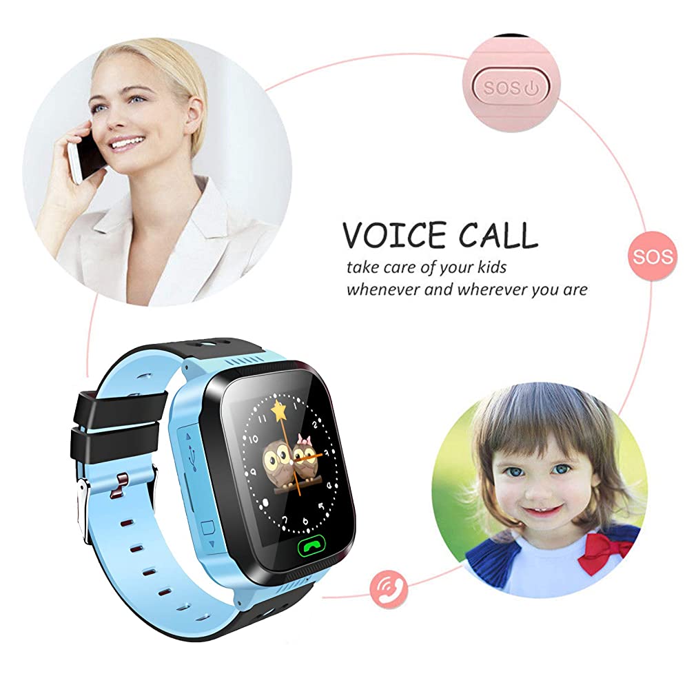 2021 Kids Smart Watch Waterproof SOS Antil-Lost Phone Watch SIM Card ...