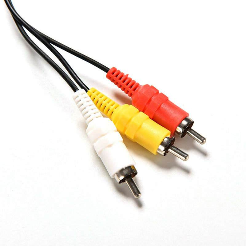 Multi Out AV Cord Video/Audio Cable 3 RCA Flat For Playstation PS PS2 ...