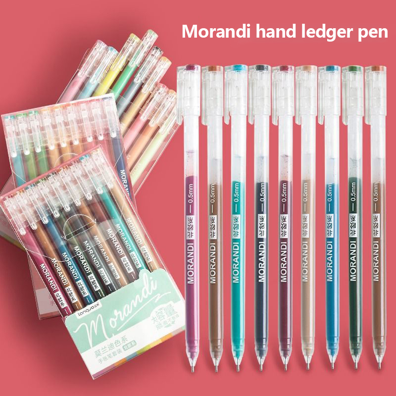 6/9Pcs Student Coloring Drawing Doodling Art Markers Pen DIY Morandi ...