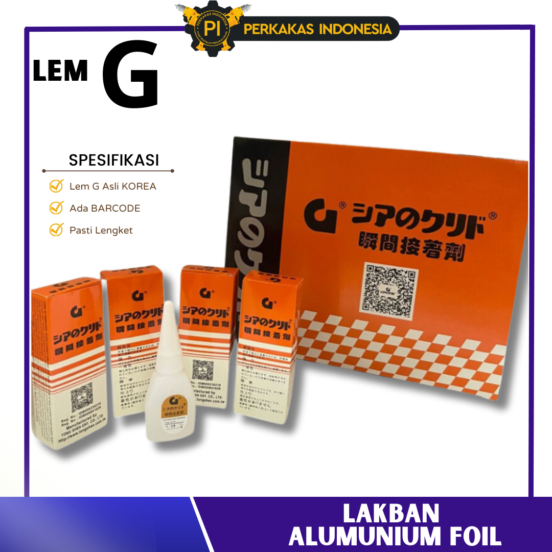 Lem G Lem Mini Serbaguna Lem Besi Plastik Porcelain Karet Logam Kulit ...