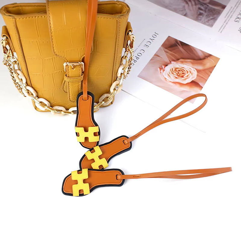 DIY Fashion Luxury PU Faux Leather Boot Shoes Keychain Pendant For ...