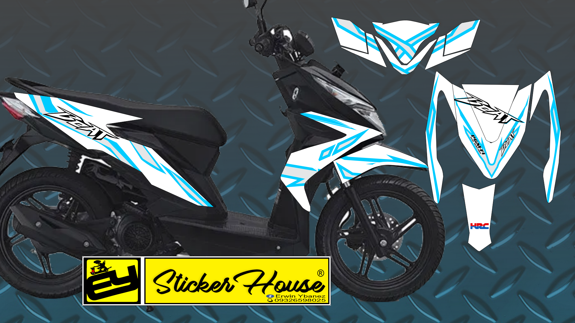Honda Beat V2 fi Decals Laminated | Lazada PH