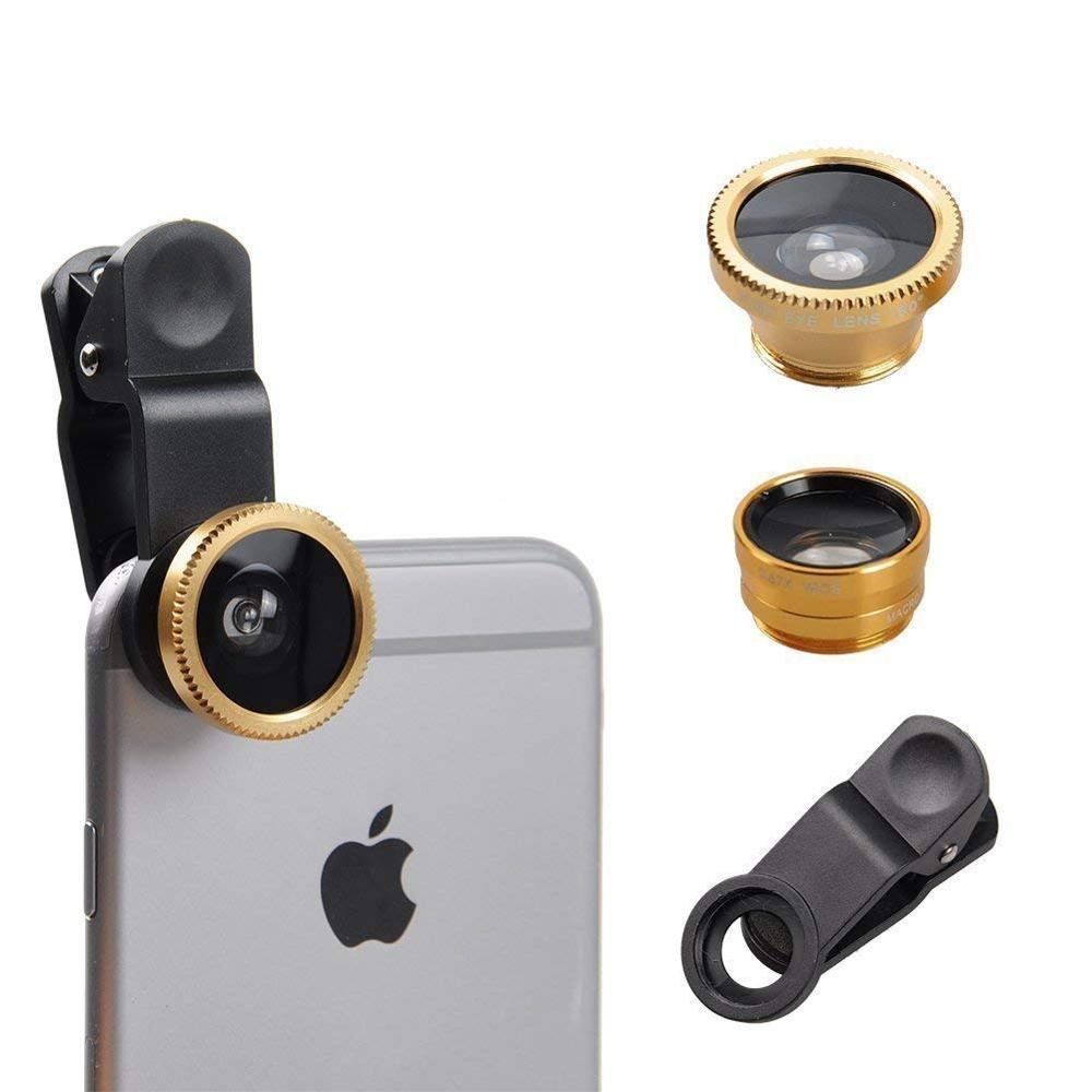 【EcoNest123】Universal Phone Camera Lens 3 in 1 Phone Lenses Kit with ...