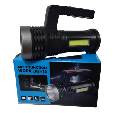 Multifunctions LED Flashlight 3W+10 LED COB Reader Lamp Focus Torch ...