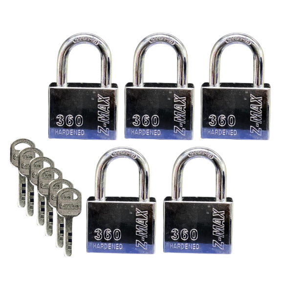 AWE Chrome Steel Padlock 40mm Security Safely Lock Locker Mangga Kunci ...