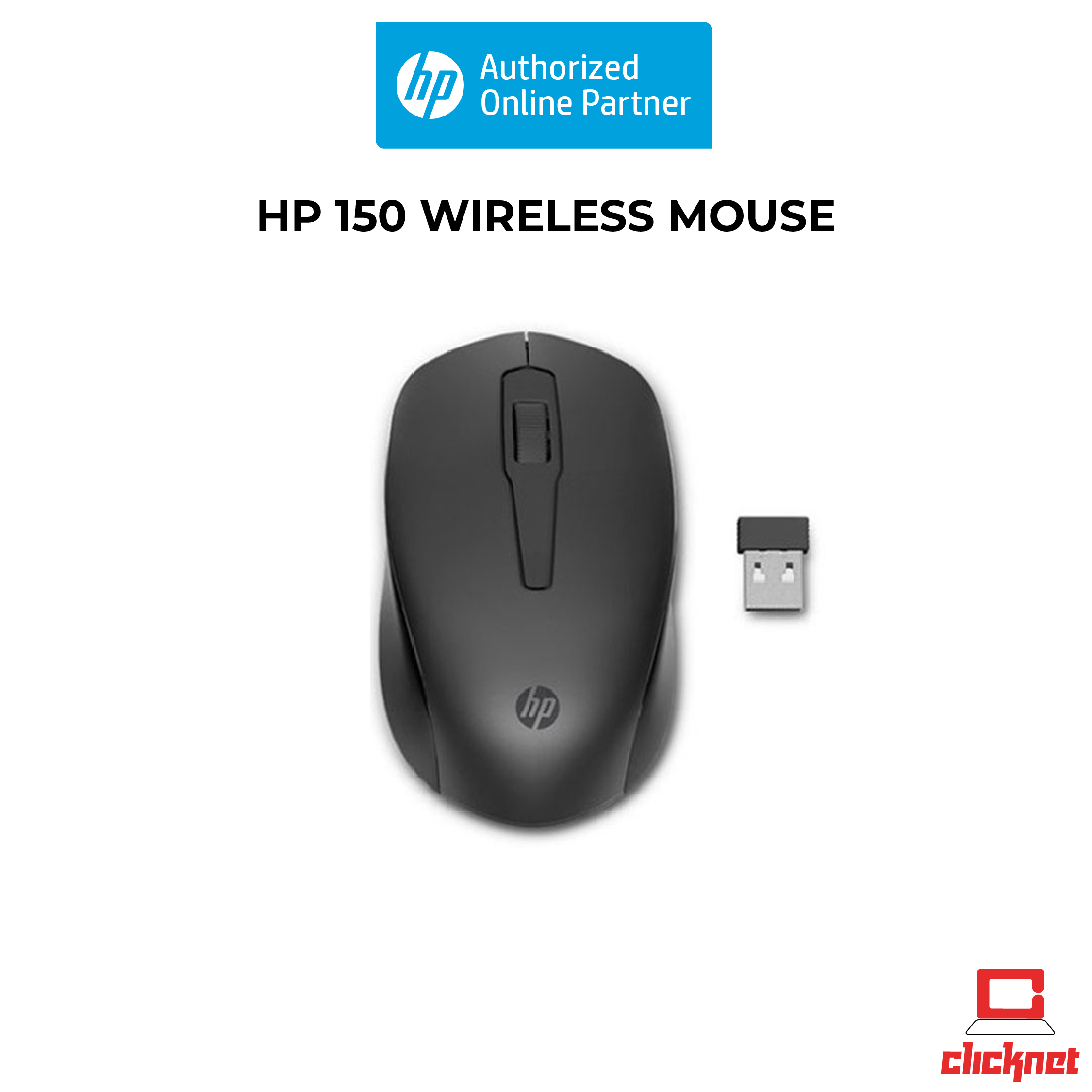 HP 150 WIRELESS MOUSE BLACK | Lazada