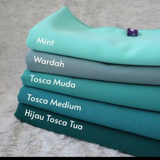 5 METER KAIN WOLLPEAC WOL FISH PREMIUM BAHAN BUAT BAJU GAMIS SYARI KERUDUNG HIJAB ADEM LEMBUT ...
