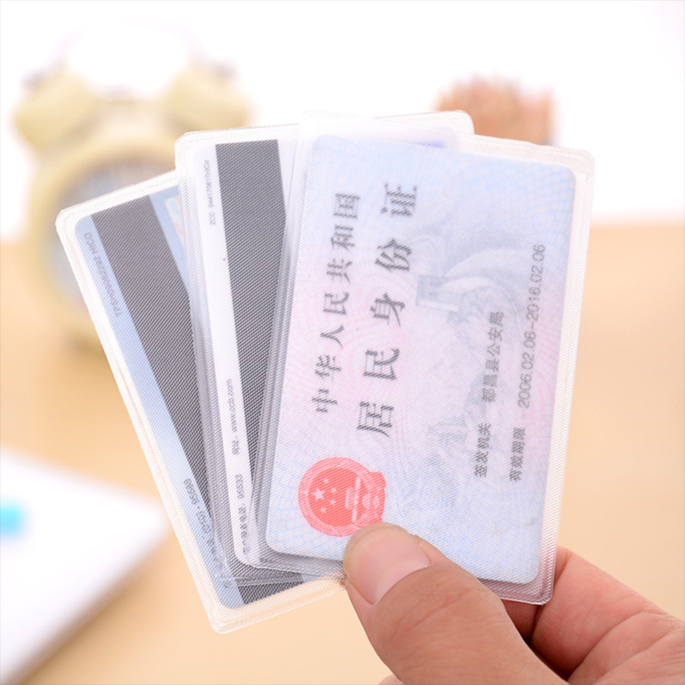 【Inkwell Tales】5PC Waterproof Transparent Pvc Card Cover Silicone ...