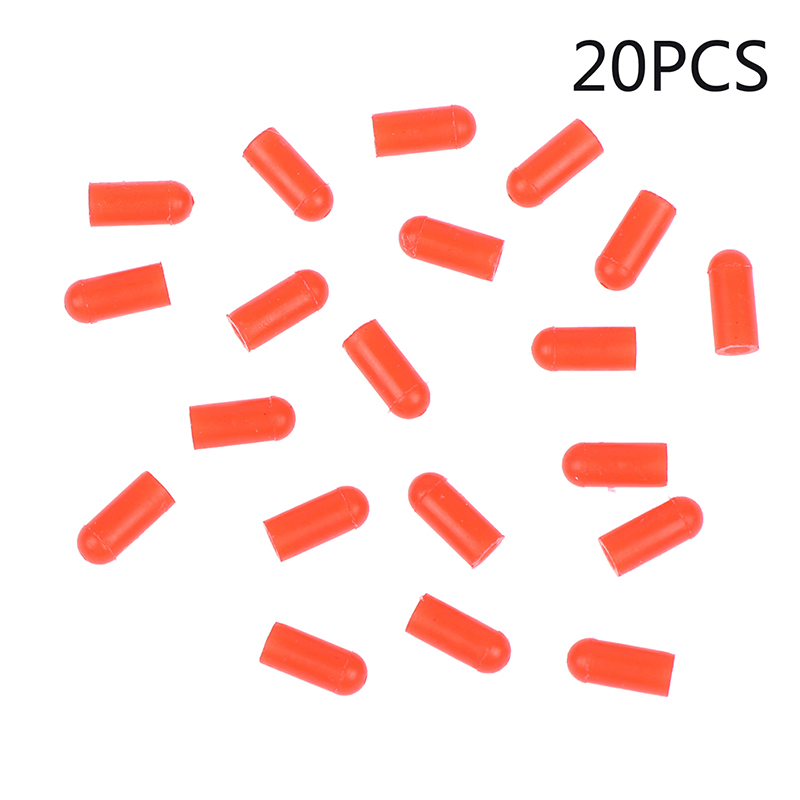 20PCS Food Grade Silicone Rubber Needle Cover Syringe Sealing Test Tube ...