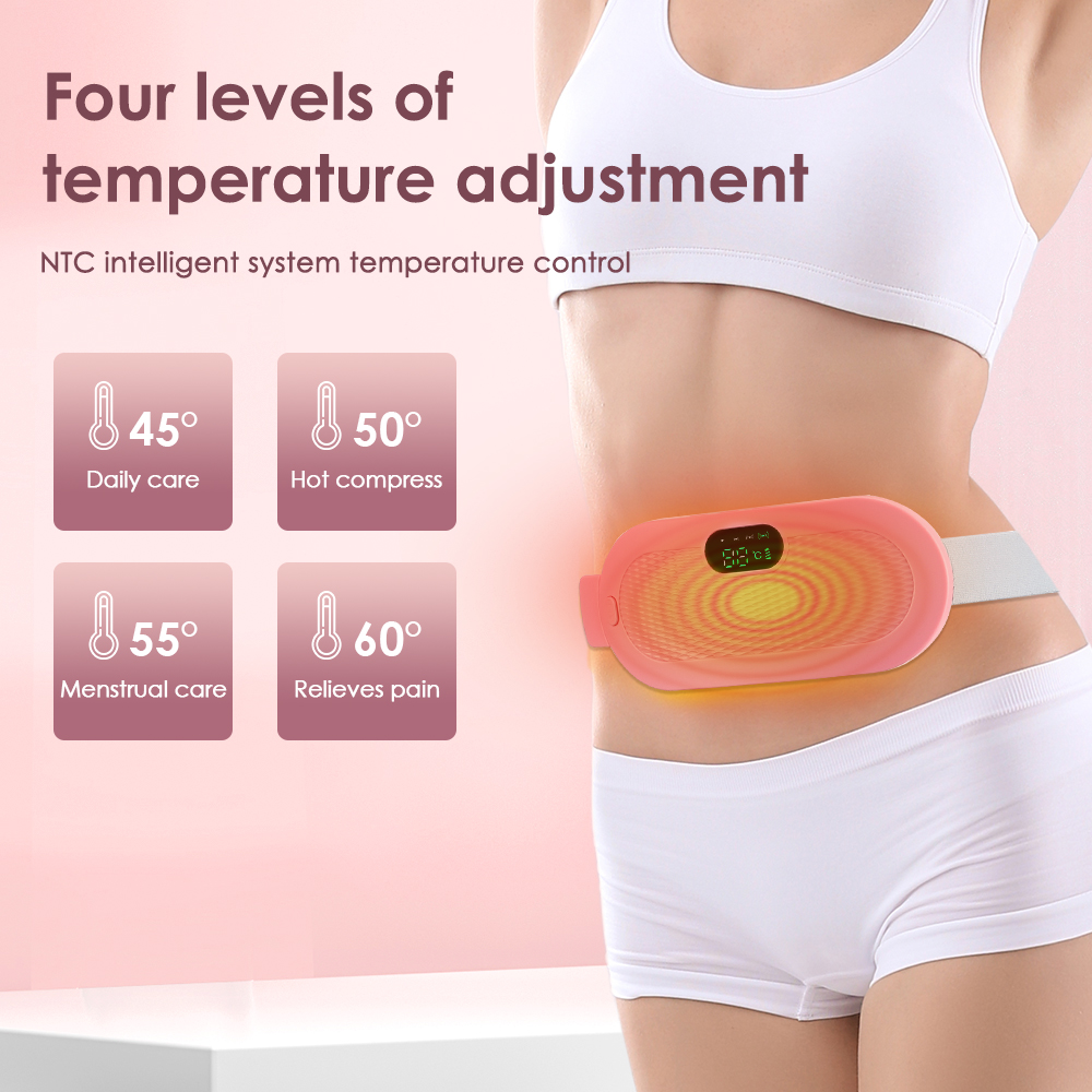 Electric Heating Pad for Period Cramps Women Menstrual Cramp Massager ...