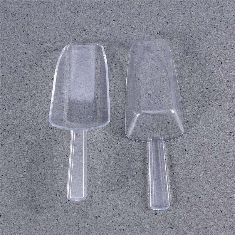 Mini Clear Ice Scoop Scoopers For Weddings Candy Dessert Ice Cream ...