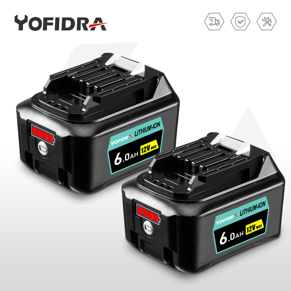 12V 6.0Ah Lithium Battery BL1040 BL1015 BL1020B BL1016 BL1021 BL1040B ...