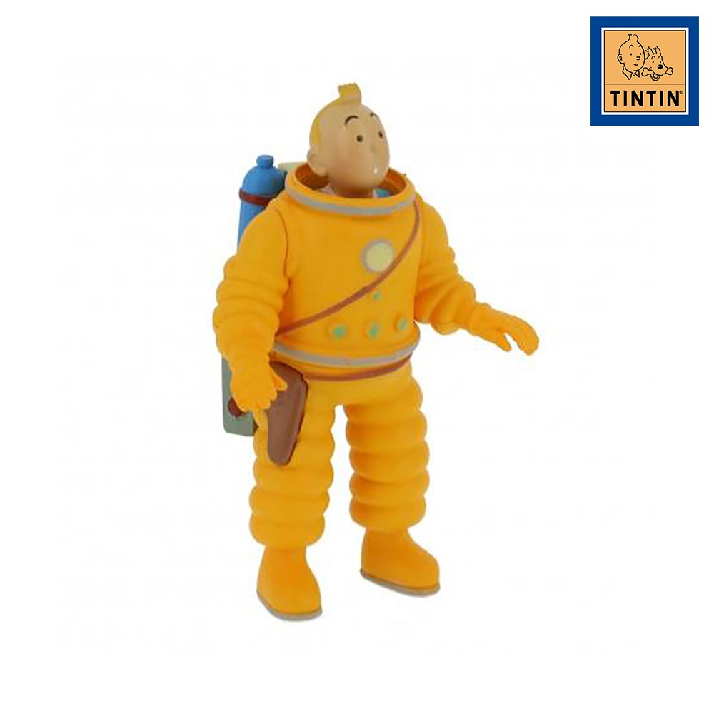 Tintin Collectible PVC Plastic Figurine: Tintin in his Moon Suit ...