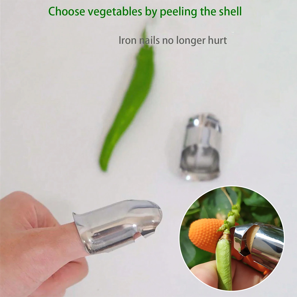 Stainless Steel Picking Tool Easy Use Strawberries Peppers Cherries Tea ...