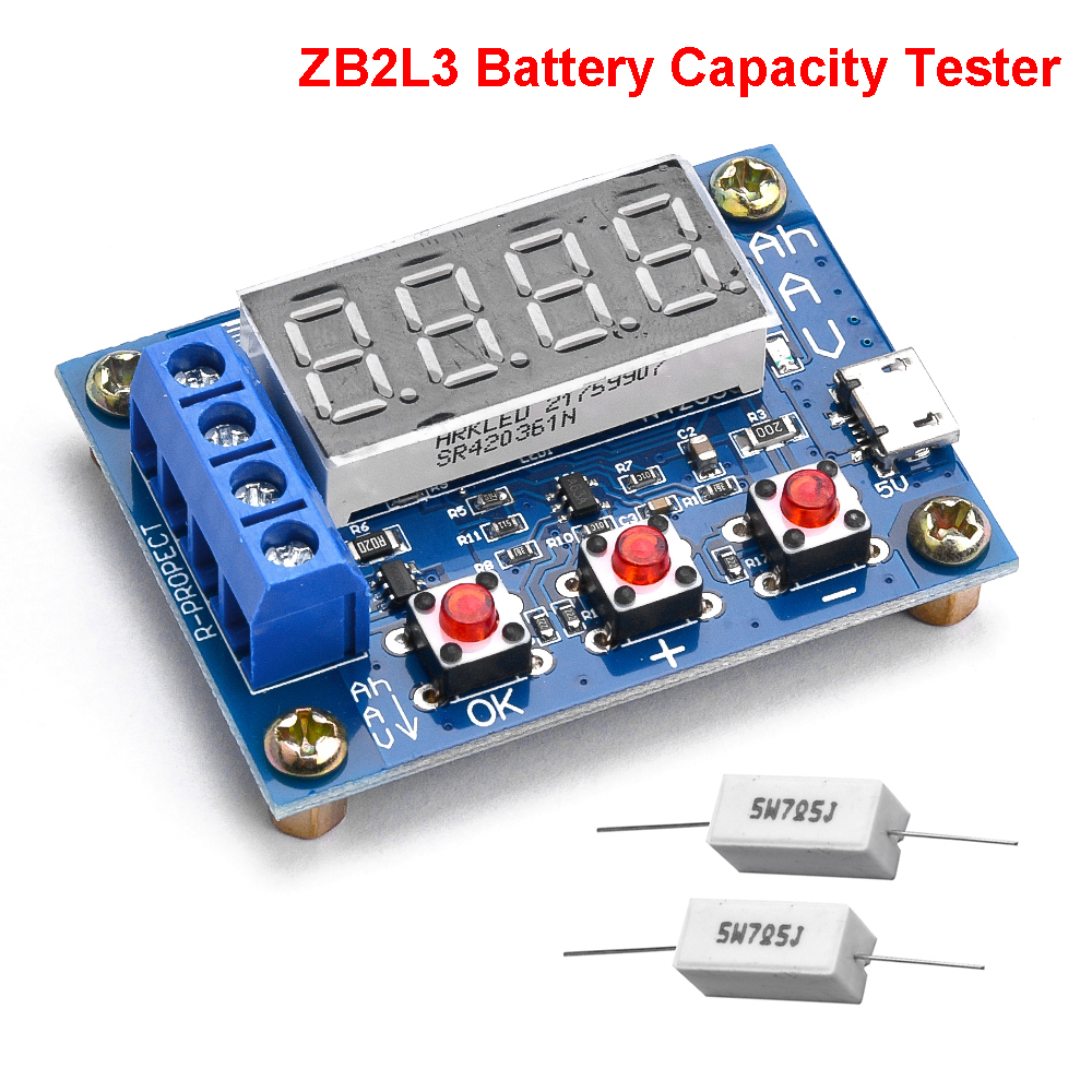 18650 Lithium Tester Module Mah Mwh Digital Power Module 18650 Tester ...